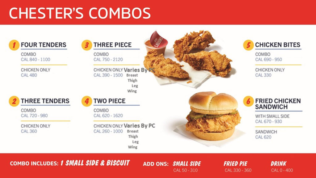 Chester’s chicken menu – Missouri Ayerco
